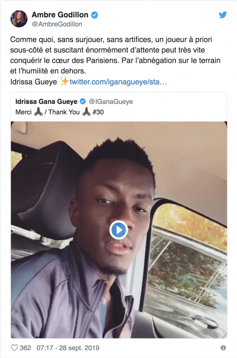 La journaliste Ambre Godillon sous le charme de Gana Gueye (Video)